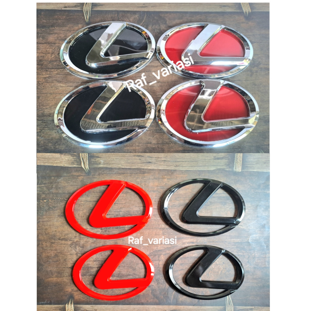 Jual Emblem Logo Lexus Merah Hitam / Logo Lexus untuk avanza xenia ...