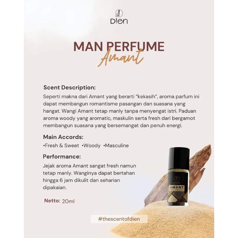 Jual PARFUM AMANT by Dien Parfum| Parfum Pria wangi awet tahan lama # ...