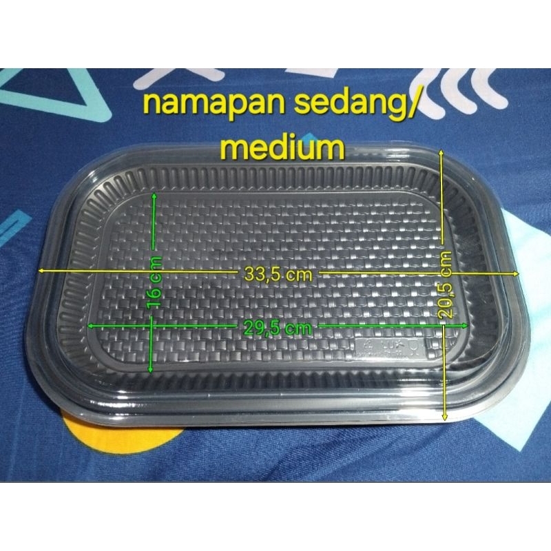 Jual Nampan Mika Sedang/Medium+alas kardus Merk (ROSA)Nampan Mika ...