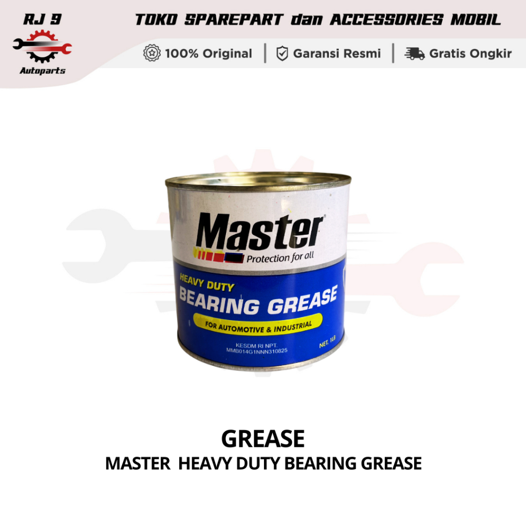 Jual Master Heavy Duty Bearing Grease For Automotive & Industrial 450 ...