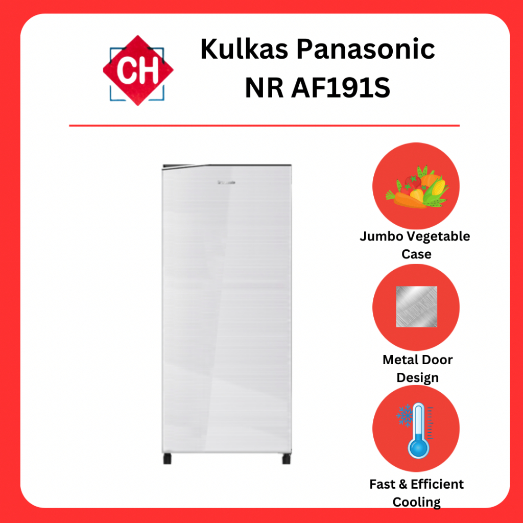 Jual Kulkas Panasonic NR AF191S Kulkas Satu Pintu Hemat Energi Garansi Resmi | Shopee Indonesia