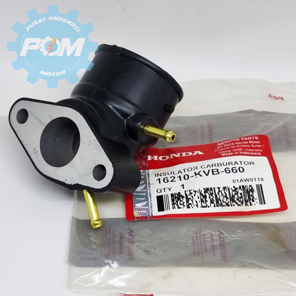 Jual Manipul Intake Manipol Insulator Karburator Honda Vario 110 Karbu Old Techno Lama CW CBS ...