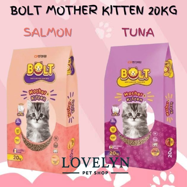 Jual BOLT CAT MOTHER KITTEN WITH GOAT MILK Makanan Kucing Bolt 20kg ...