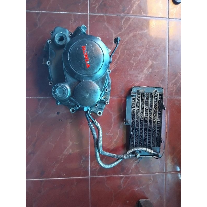 Jual rengkes kanan bak kopling oil coller coler set krengkes viar ...