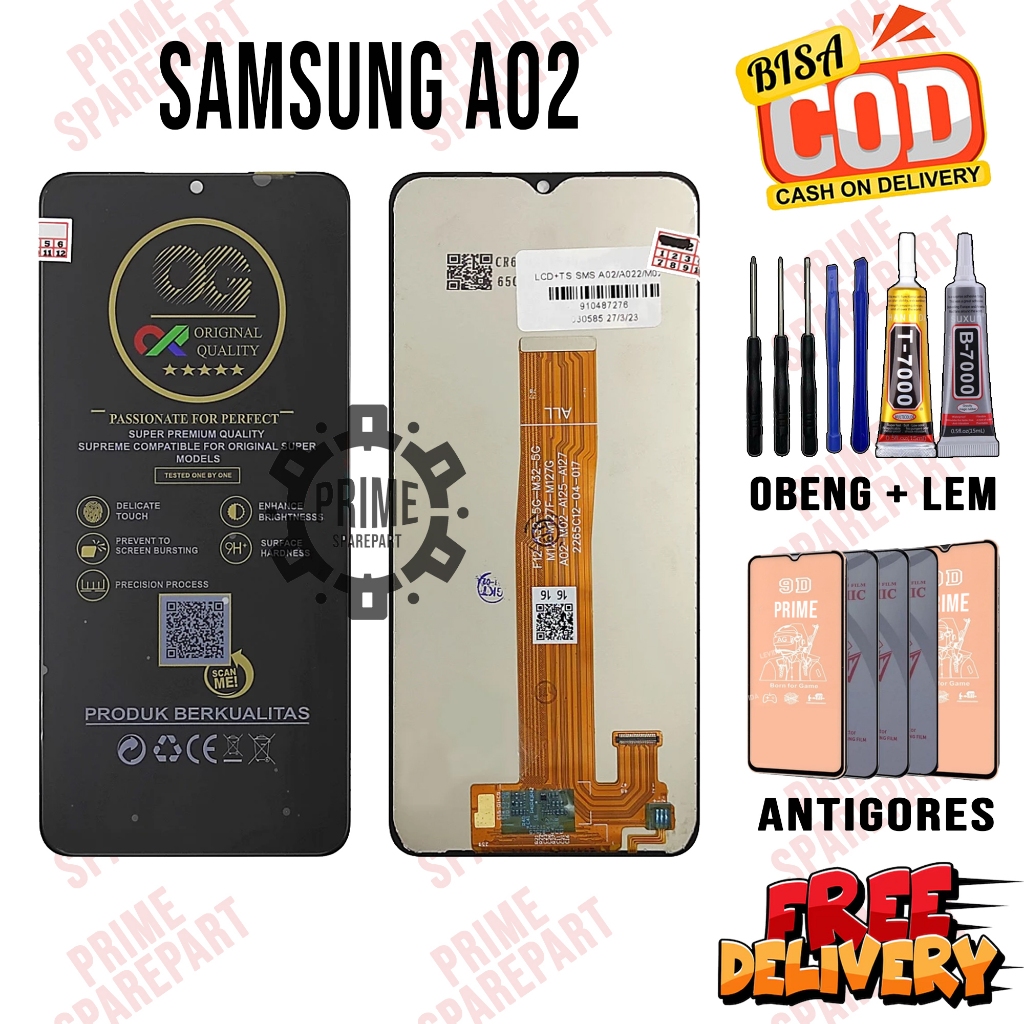 Jual Lcd Touchscreen SAMSUNG A02 Original Oem Lcd SAMSUNG A02 Fullset ...