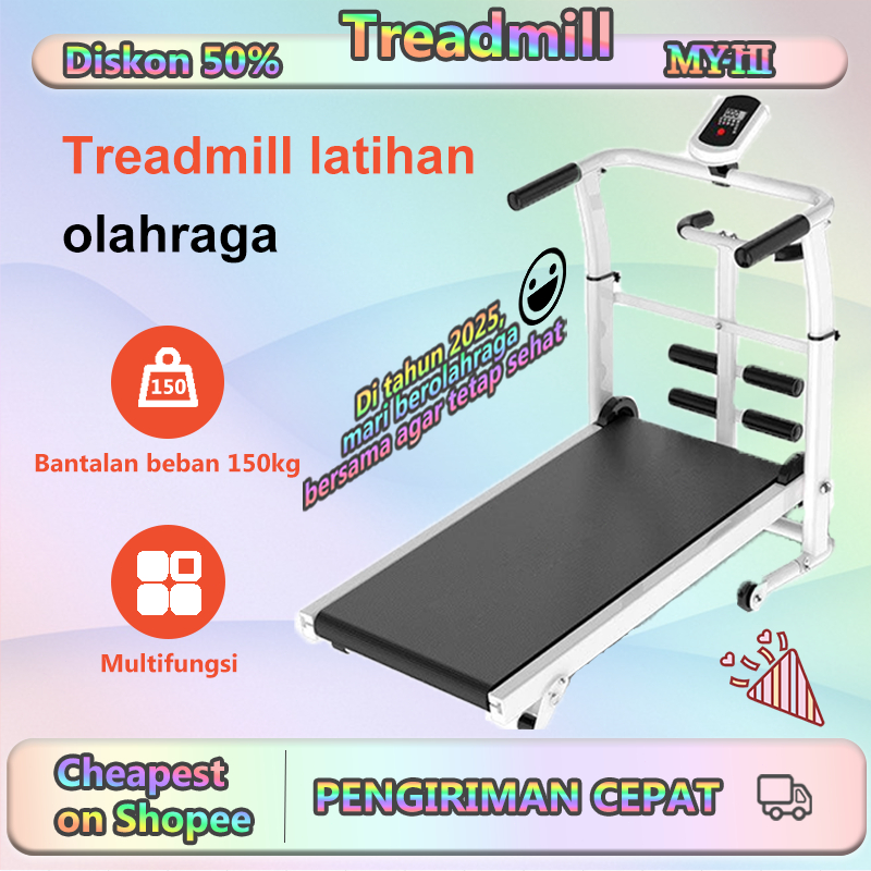 Jual Treadmill Manual MultiFungsi /Treadmill Yang Tidak Menggunakan ...