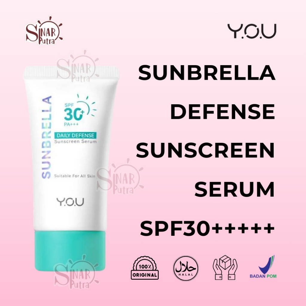 Jual Y.O.U Sunbrella Daily Defense Sunscreen Serum SPF30 | Tabir Surya ...