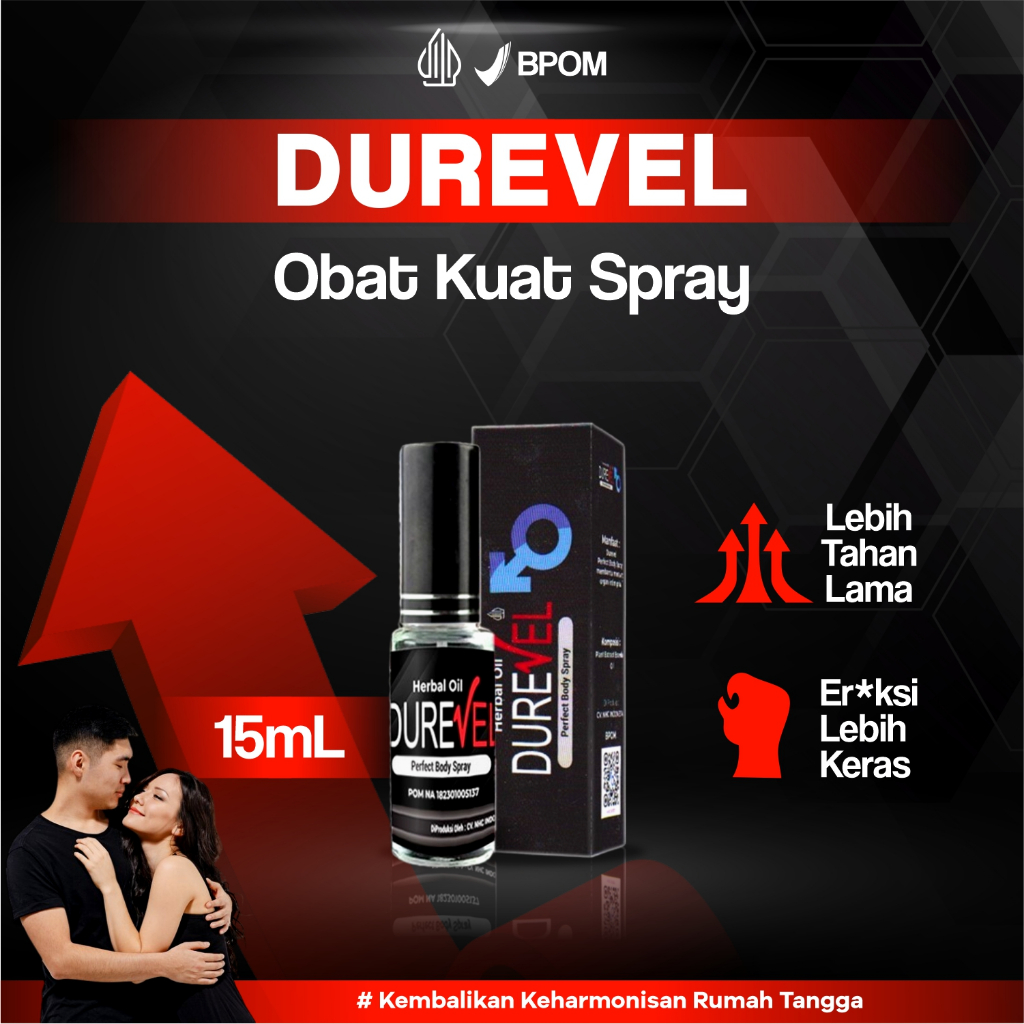 Jual PRIVASI AMAN!! Herbal Durevel Spray 0bat Kuat Pria Tahan Lama Penambah Durasi Herbal ...