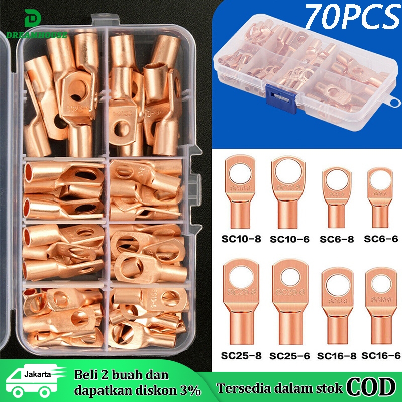 Jual 70 Skun Kabel OT 10A 30A 40A 50A Tembaga Murni | Shopee Indonesia