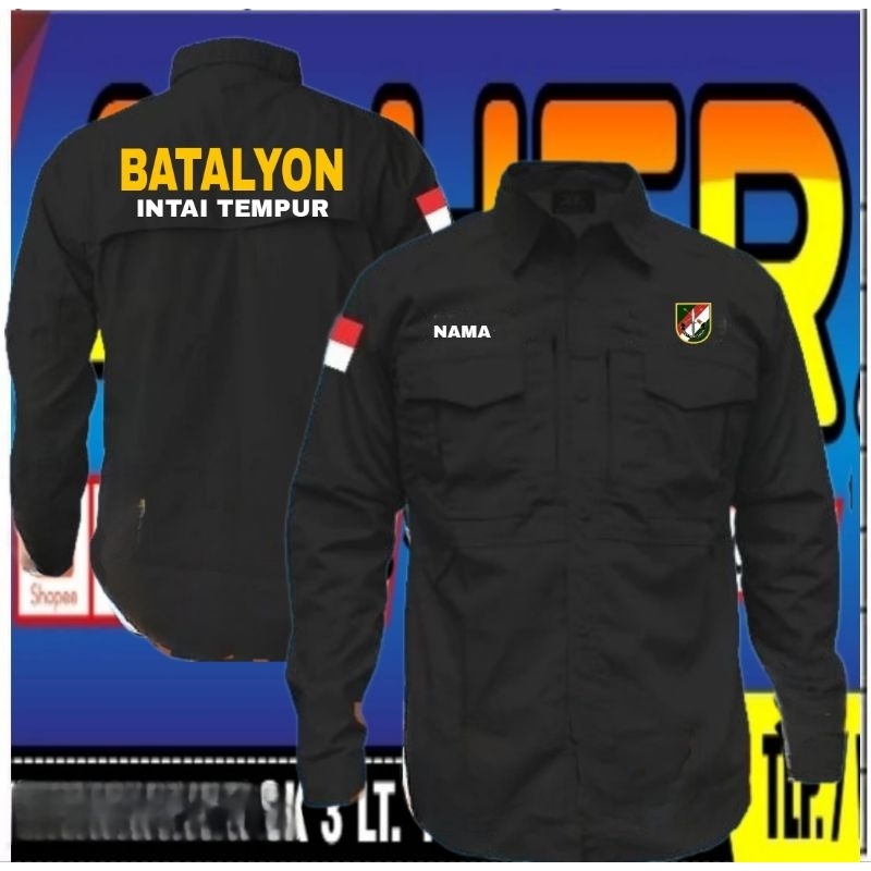 Jual kemeja tactical batalyon INTAI TEMPUR baju tactical batalyon INTAI ...