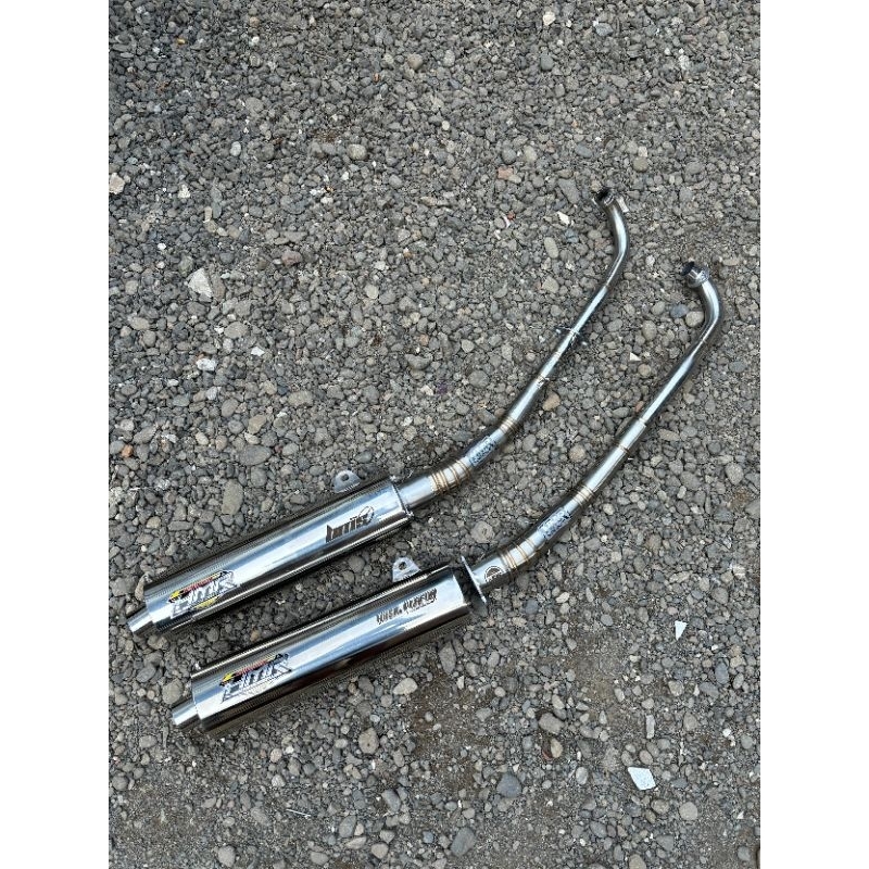 Jual knalpot set HMR standar racing supra 125 batman | Shopee Indonesia