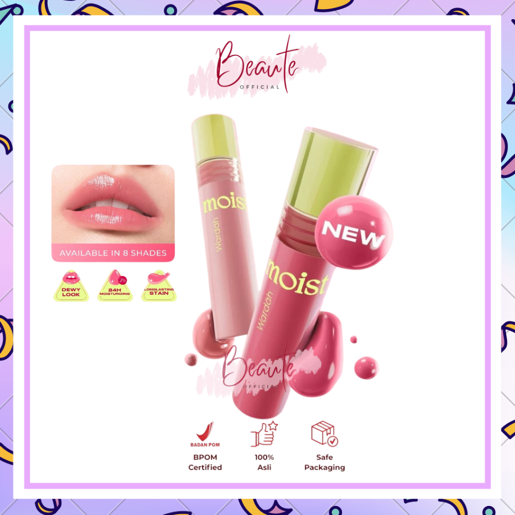 Jual Wardah Moist Dew Tint | Shopee Indonesia