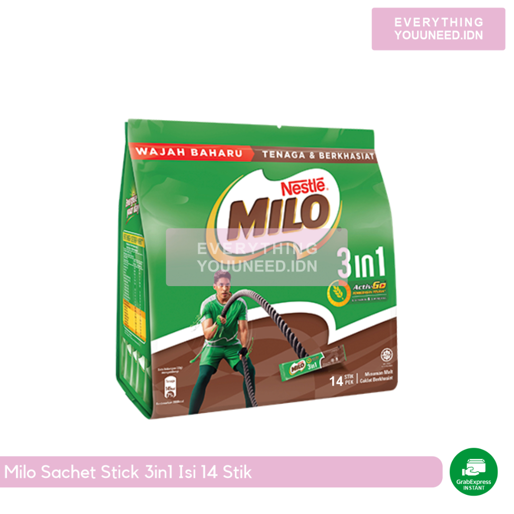 Jual Milo Sachet Stick 3in1 isi 14 Pcs | Shopee Indonesia