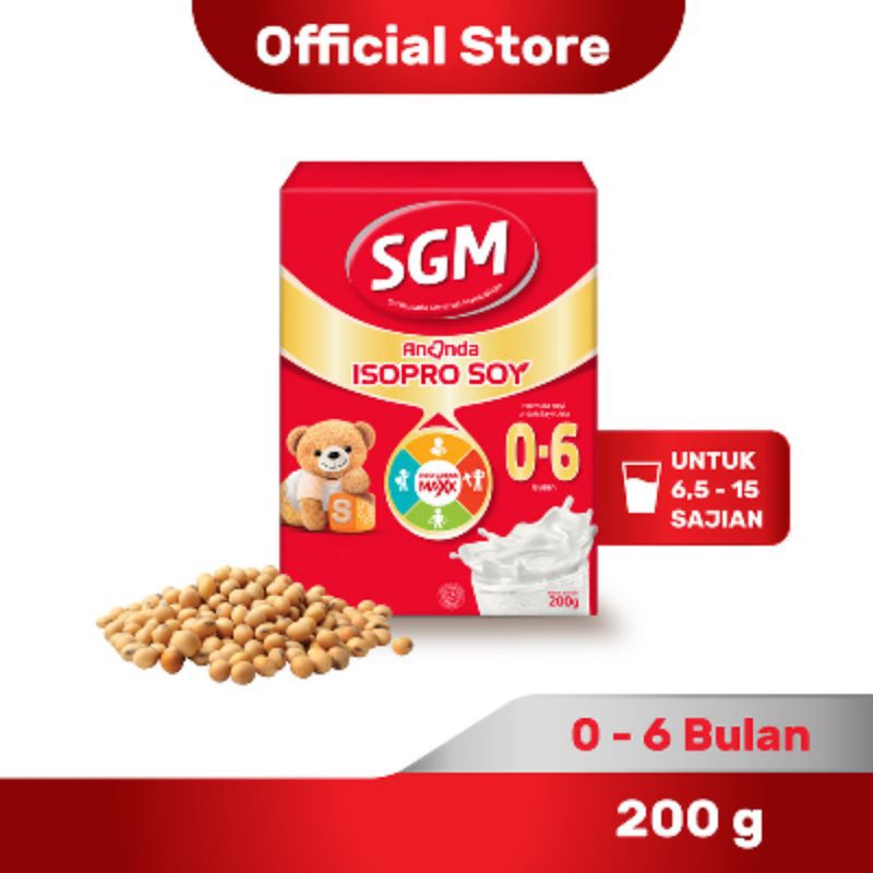 Jual SGM ANANDA ISOPRO SOYA 0-6 BULAN 200 GRAM | Shopee Indonesia
