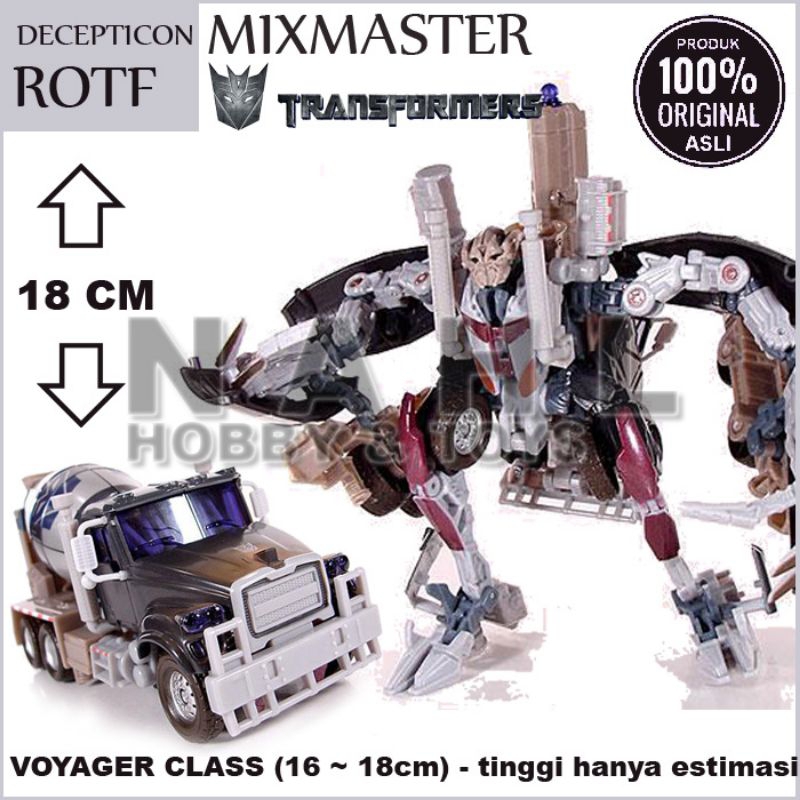 Jual Robot Transformers ROTF Decepticon Mixmaster Voyager Class ...