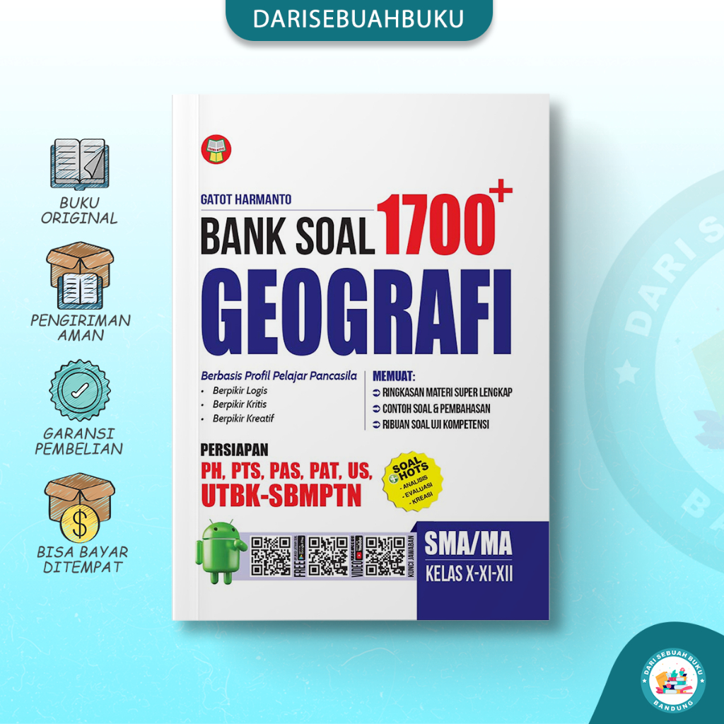Jual Buku 1700 PLUS BANK SOAL - GEOGRAFI SMA/MA - Ringkasan Materi & Latihan Soal SMA X-XI-XII ...