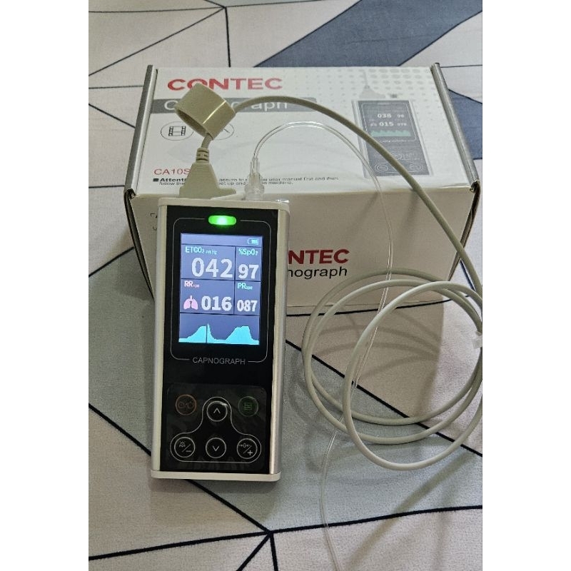 Jual Capnograph EtCO2 dan saturasi oksigen SpO2 Contec CA10S | Shopee ...