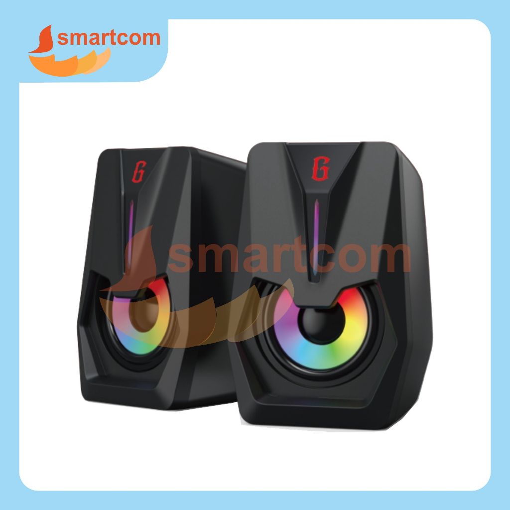 Jual GAMEN Speaker GS2 PC Gaming Surround Sound 7 Mode RGB 6W GS2 USB ...