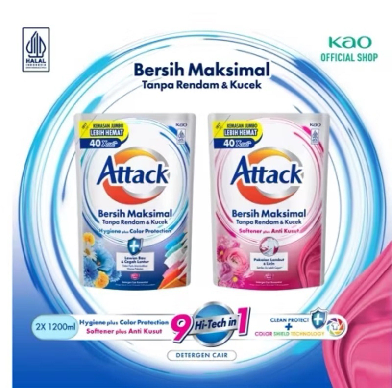 Jual Attack Hygiene Matic 1200ml | Shopee Indonesia