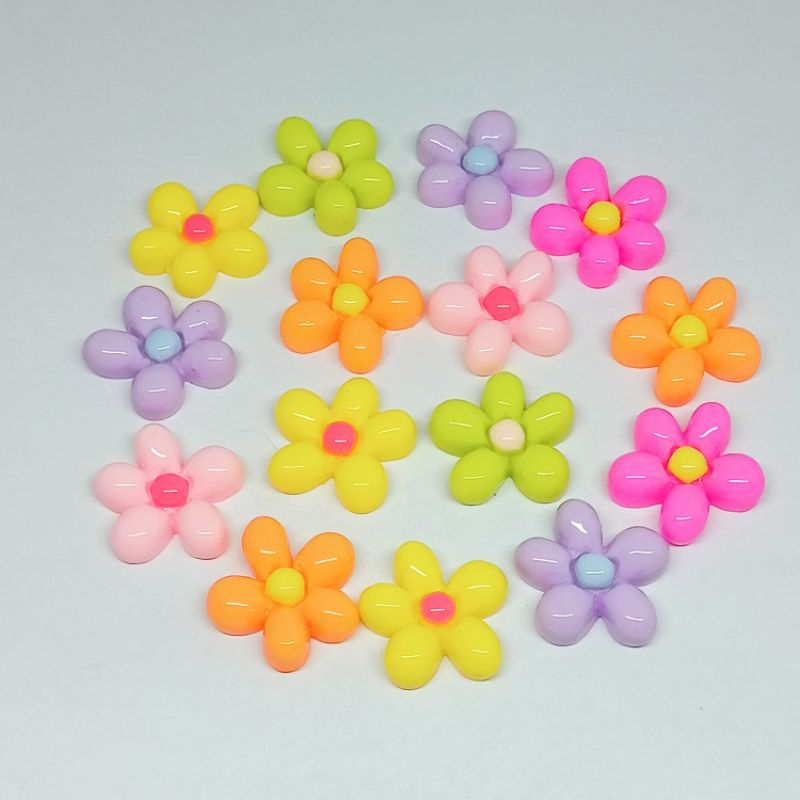 Jual MOTE BUNGA / TEMPALAN BUNGA 2CM ( ISI:12PCS ) | Shopee Indonesia