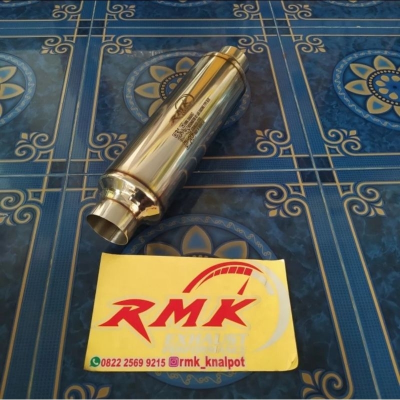 Jual Resonator V2 Las Argon Cacing Tipe Ulir RMK Exhaust | Shopee Indonesia