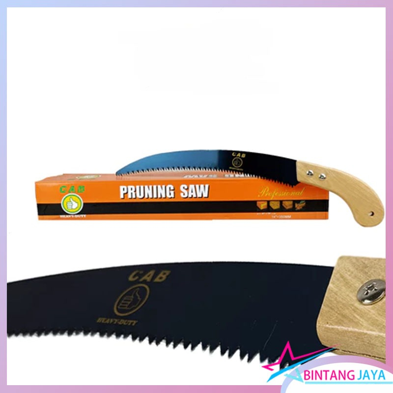 Jual Gergaji kayu lengkung SOLIGEN 14" gergaji dahan ranting multifungsi CAB | Shopee Indonesia