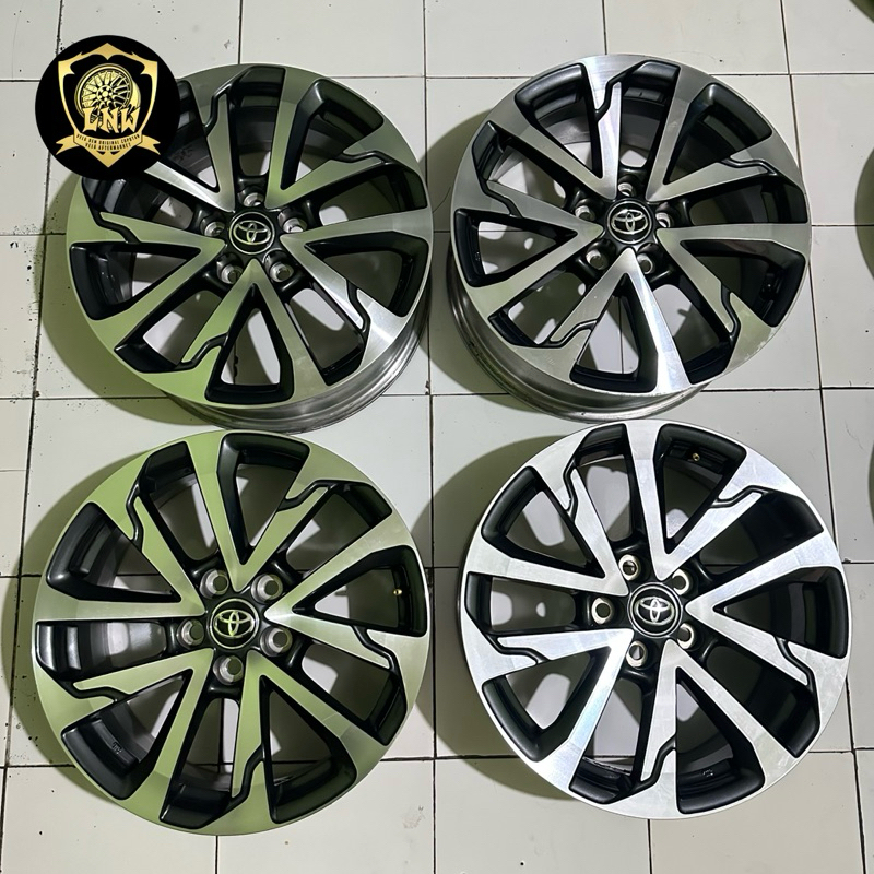 Jual VELG RING 18 ORI TOYOTA COROLLA CROSS HYBRID OEM COROLLA CROSS INNOVA ZENIX ALPHARD R18 ...