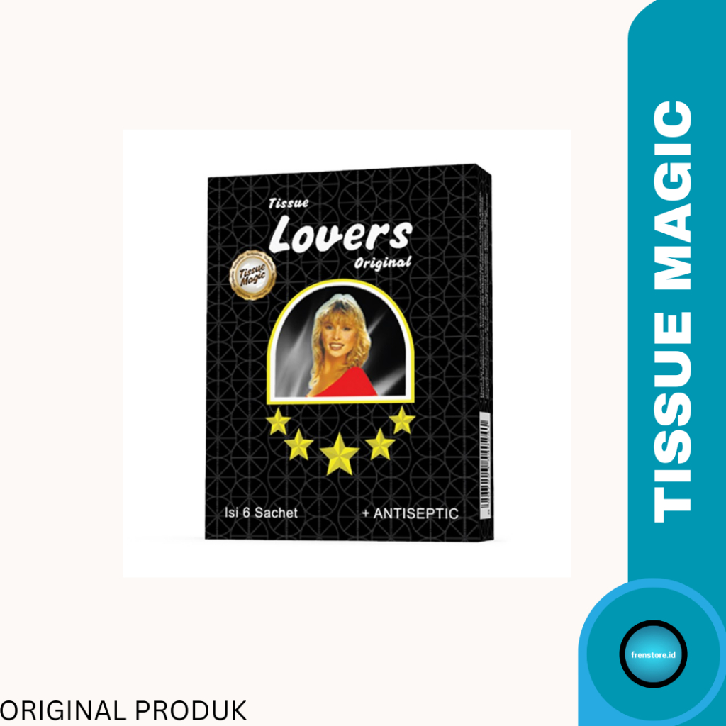 Jual TISSUE LOVERS FOR MAN - tisu magic original isi 6 pieces | Shopee ...