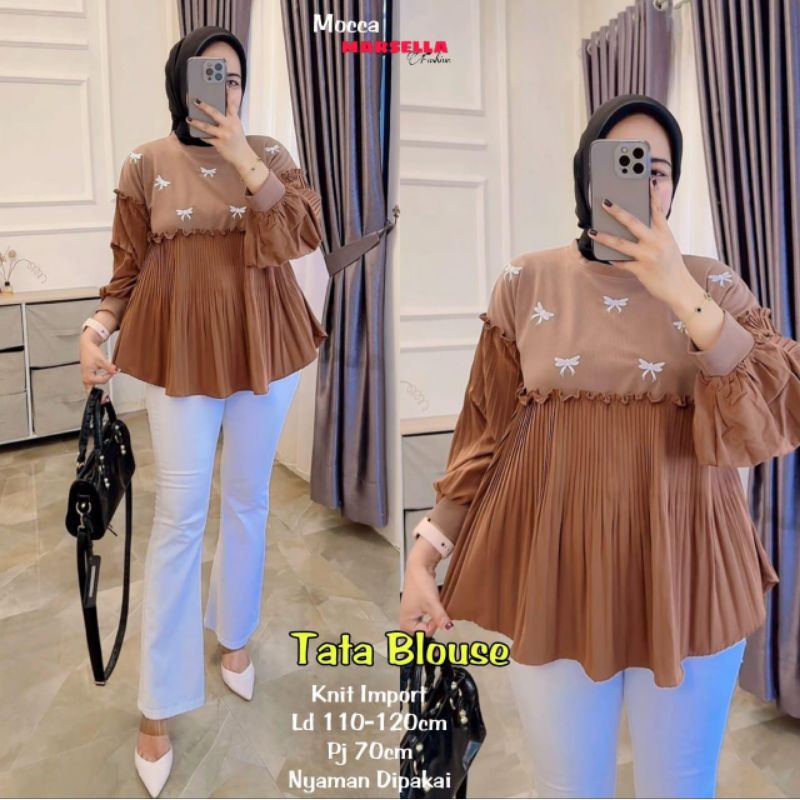 Jual Tata Blouse Wanita Terbaru By Marsella | Shopee Indonesia