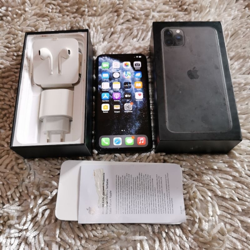 Jual IP 11 Pro Max 512GB 256GB 64GB Garansi resmi Fulset | Shopee Indonesia