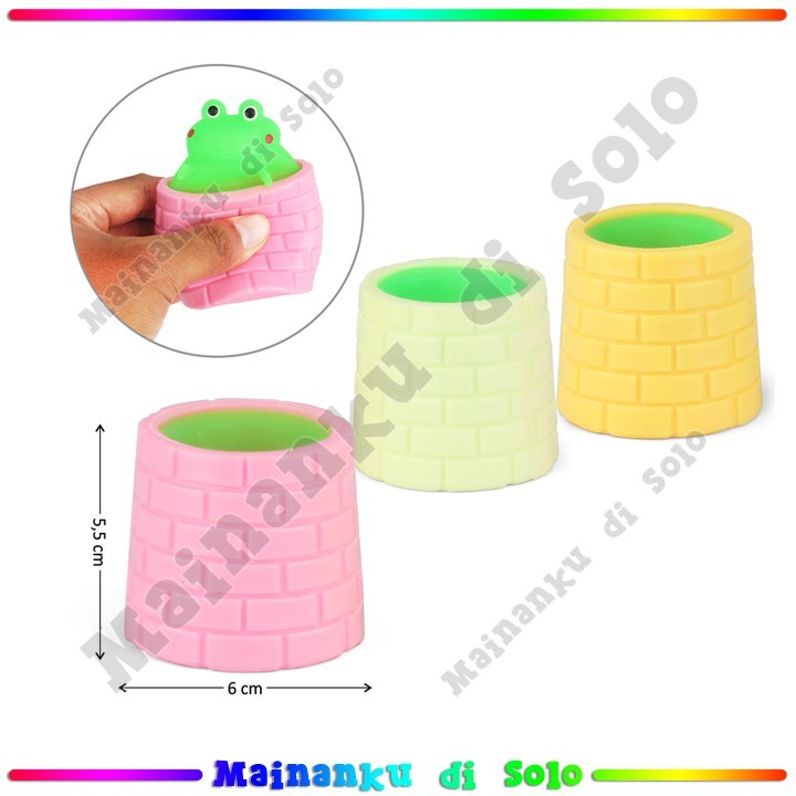 Jual [Mainanku] [1pcs] Mainan Anak Squishy Pop Up Tikus Keju / Kodok ...
