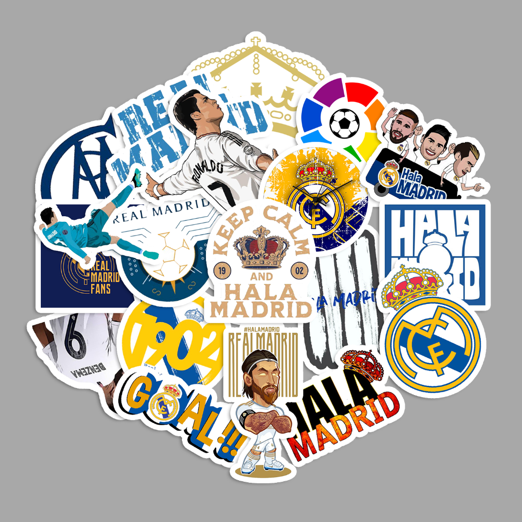 Jual STICKER PACK - REAL MADRID C.F. | STICKER KOPER STICKER TUMBLER ...