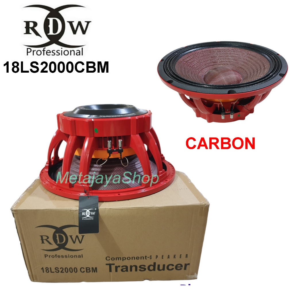 Jual Speaker Component RDW 18LS2000 CBM / Komponen RDW 18LS2000 CARBON ...