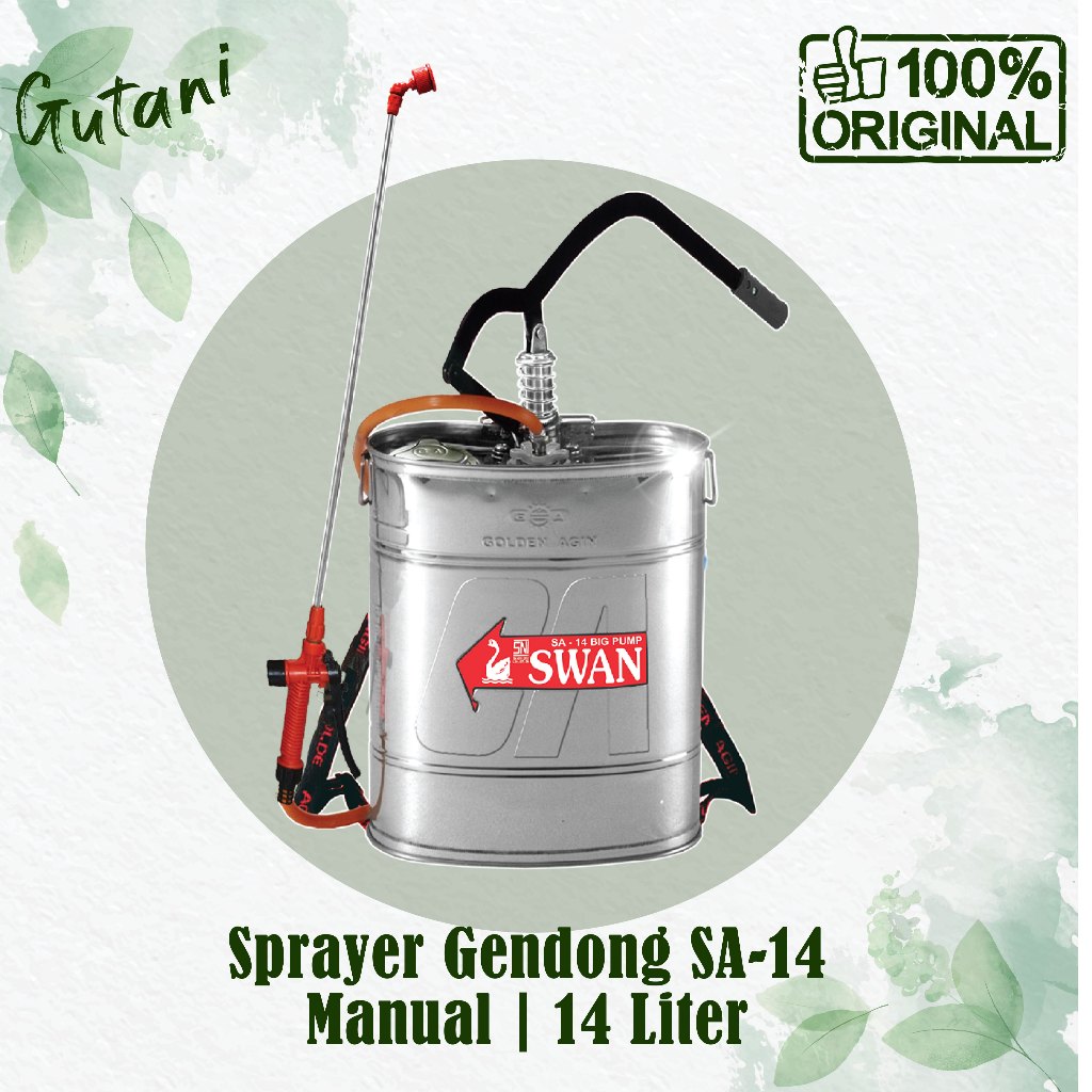 Jual Swan Sprayer Gendong Manual Stainless Steel | Tipe SA-14 | Kapasitas 14 Liter | Shopee ...