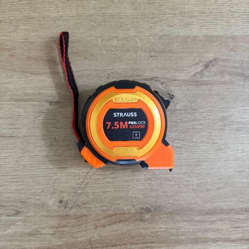 Jual STRAUSS Meteran Tukang Bangunan STRAUSS PREMIUM 7,5m 7,5 Meter 7 ...