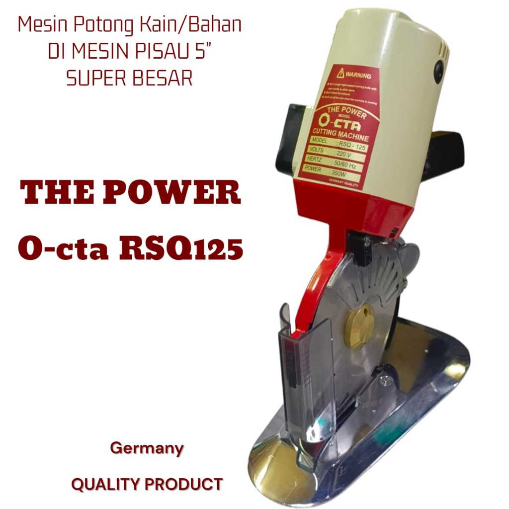 Jual mesin potong kain/bahan model OCTA - the power RSQ125 (5 ...