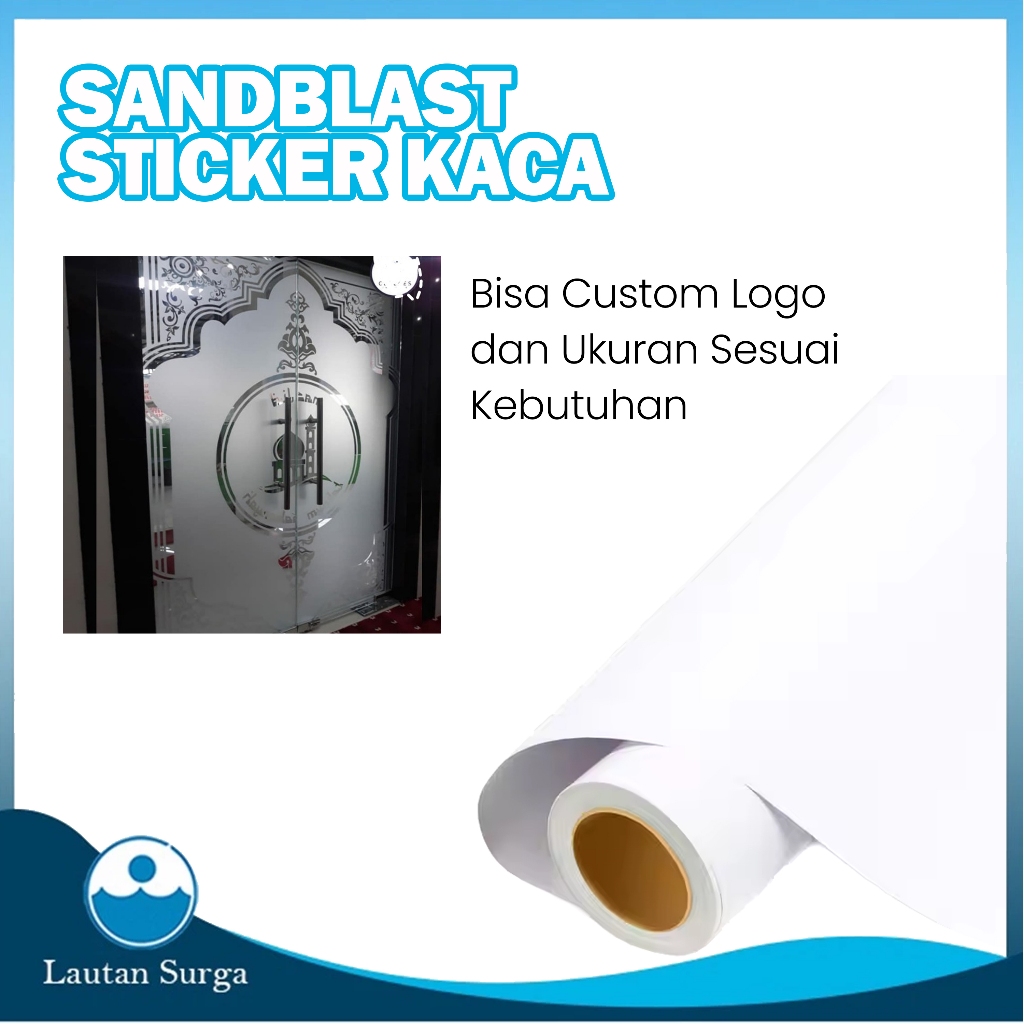 Jual Stiker Sunblast Kaca Jendela Privasi Sanblas Buram Tidak Tembus ...