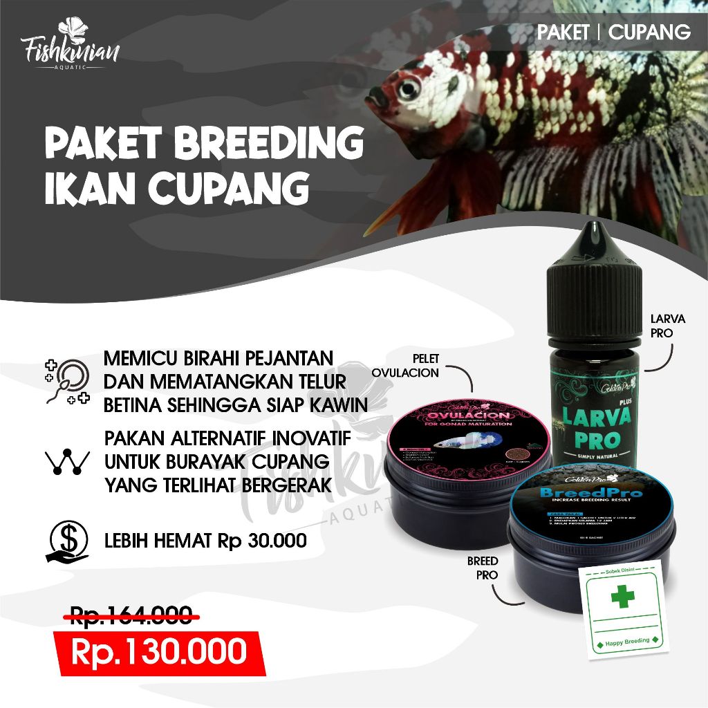 Jual Fishkinian | Paket Breeding Ternak - Untuk Ikan Cupang | Shopee ...