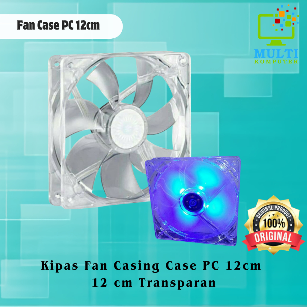 Jual Kipas Fan Casing Case PC 12cm 12 cm Transparan | Shopee Indonesia