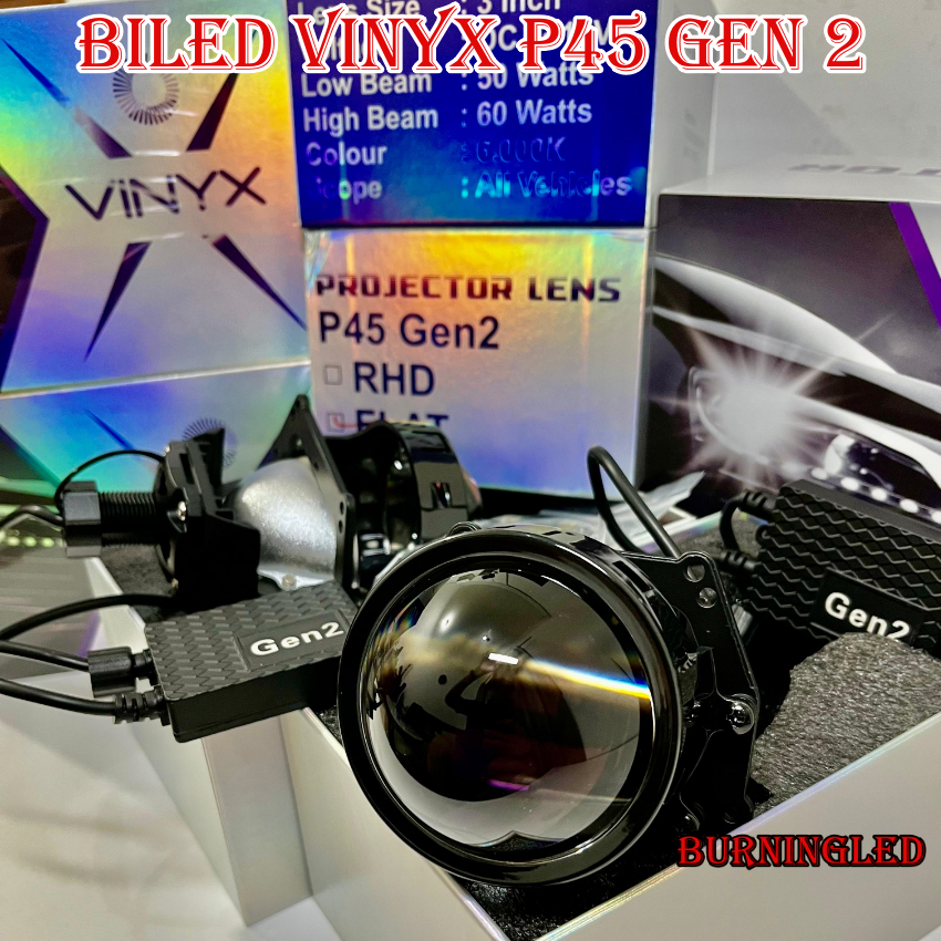 Jual ORIGINAL BILED MOTOR VINYX P45 GEN 2 PROJIE BILED 3 INCHI VINYX ...