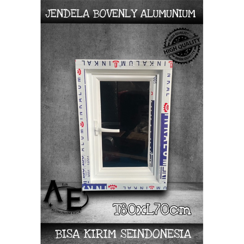Jual JENDELA ALUMUNIUM BOVENLY T80xL70cm (bisa custom ukuran) | Shopee ...