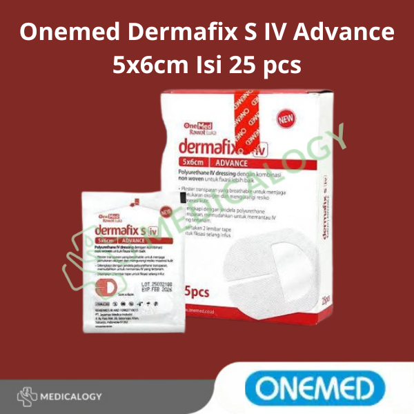 Jual Onemed Dermafix S IV Advance 5x6cm Isi 25 pcs | Shopee Indonesia