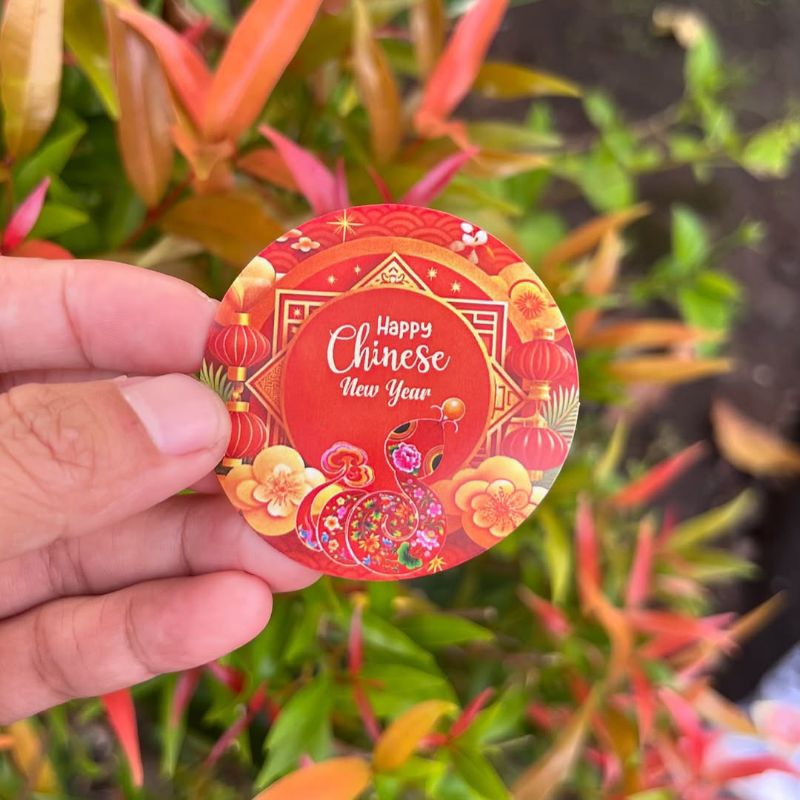 Jual Stiker Imlek Size 5cm Kode UFL | Shopee Indonesia