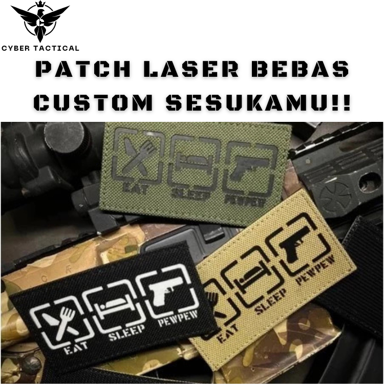 Jual PROMO!! PATCH LASER BEBAS COSTUME LOGO POLISI TNI POL PP NAMA ...