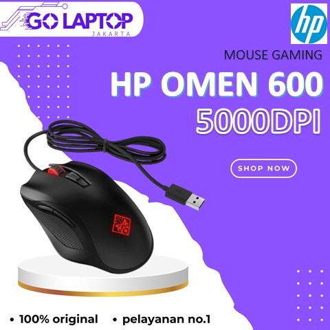 Jual Mouse Gaming HP OMEN 600 USB Optical - Gaming Mouse OMEN Original ...