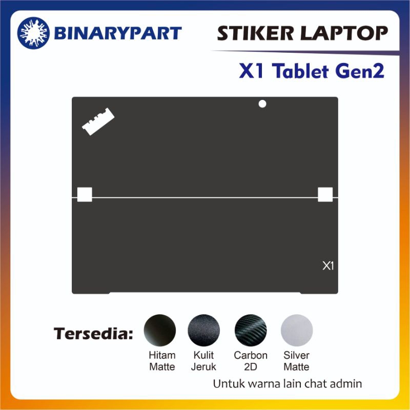 Jual STIKER GARSKIN X1 TABLET GEN 2 COVER ATAS, FRAME, KEYBOARD, BAWAH ...