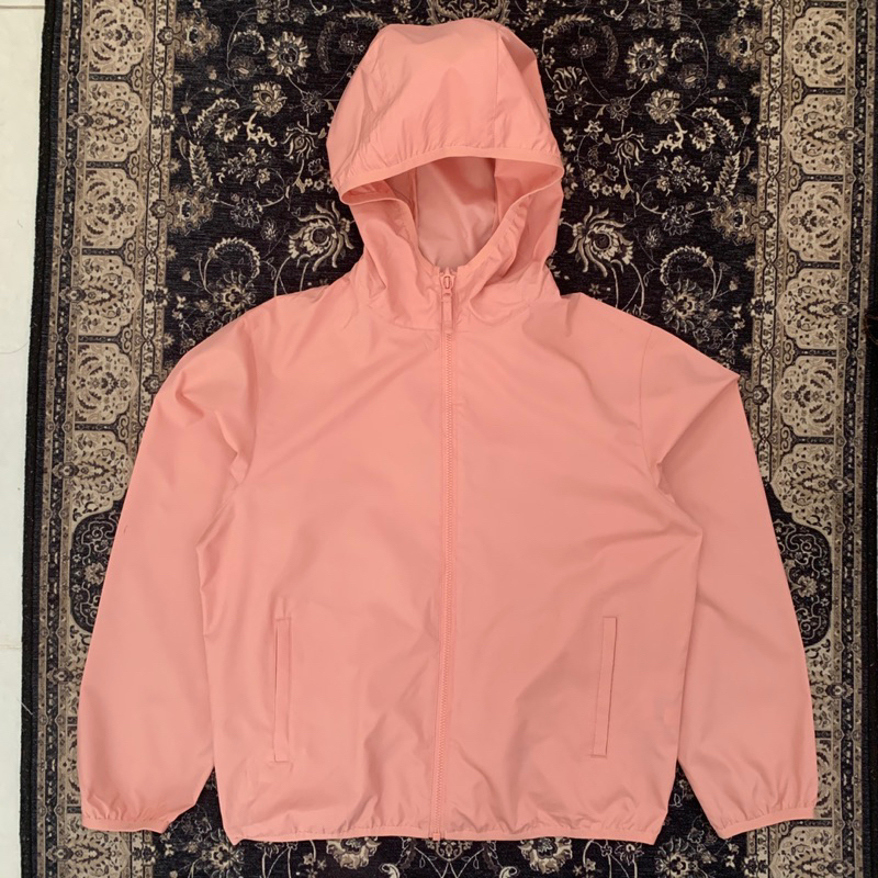 Jual Uniqlo Pink Parka Jacket Pocketable | Shopee Indonesia