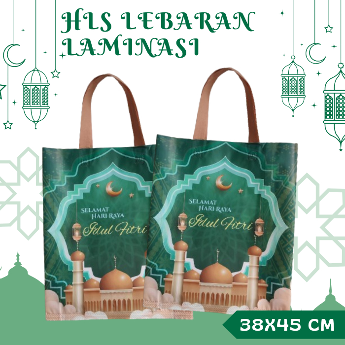 Jual Goodie Bag Idul Fitri Jumbo 38x45 Paket hemat ( 1 pack isi 12pcs ...