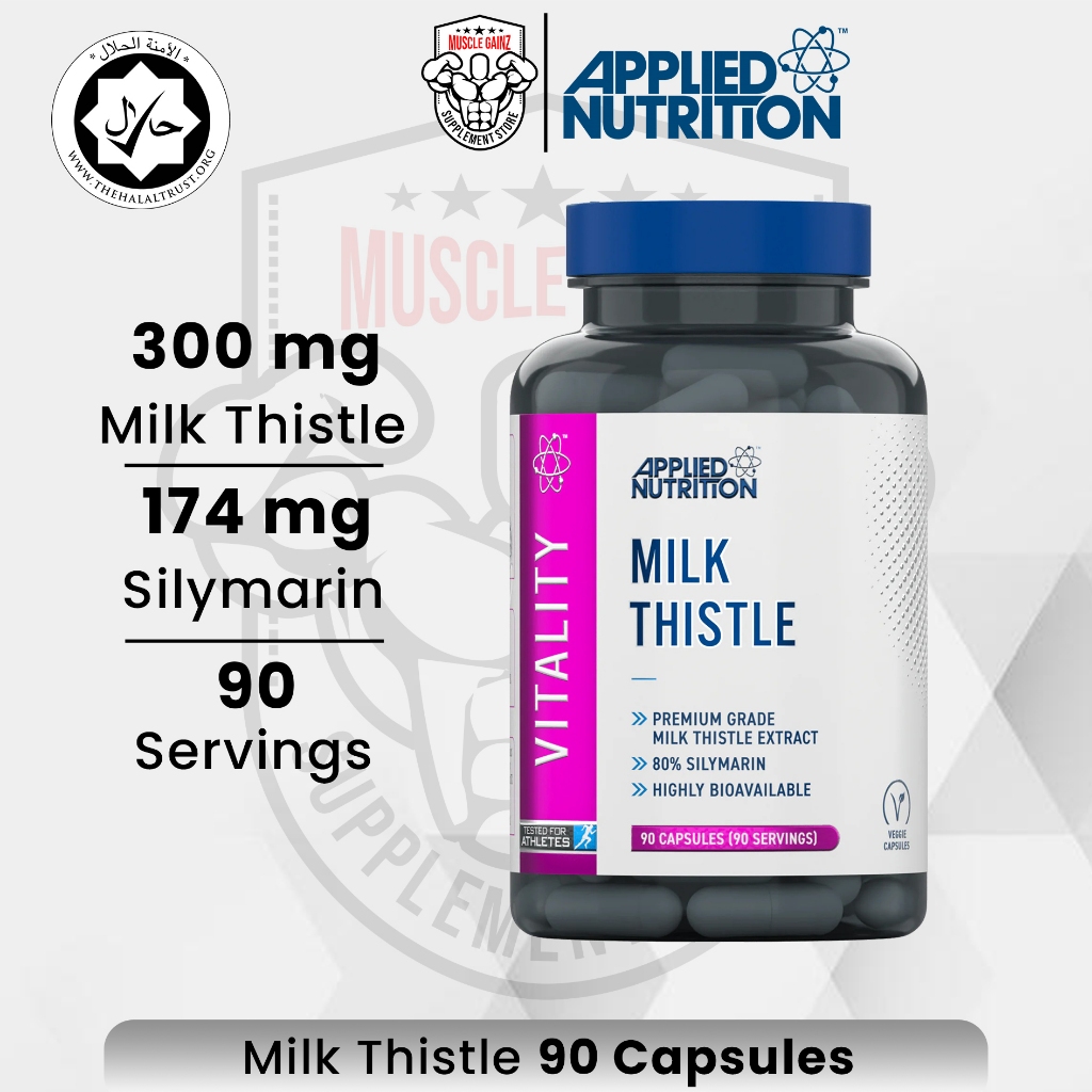 Jual Applied Nutrition Milk Thistle Liver Support Obat Hati Obat Liver ...