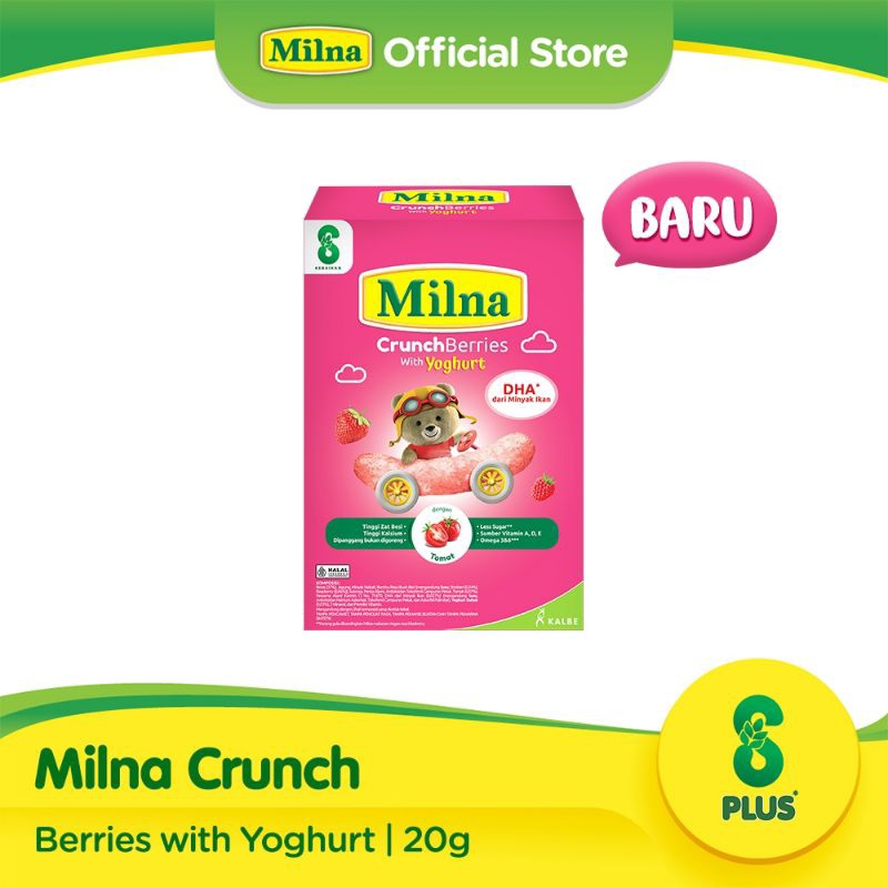 Jual Milna Crunch Snack Berries 20gr | Shopee Indonesia